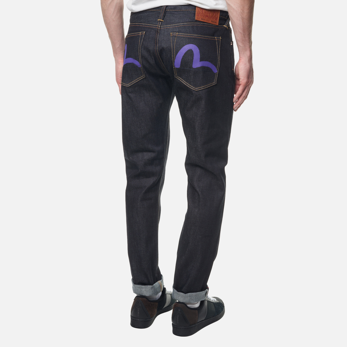 Мужские джинсы Evisu 2017 Purple Seagull Carrot Fit, 0ELBSM0JE22417CT-INDX