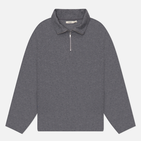 Мужская толстовка PANGAIA Wool Jersey Half-Zip, 10001223-VCGR