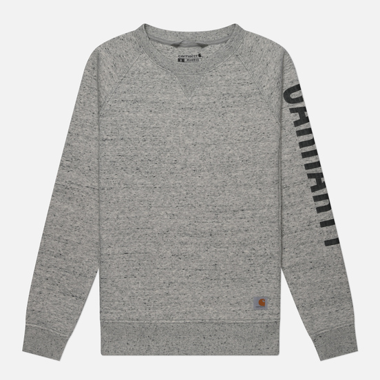 Женская толстовка Carhartt Relaxed Fit Midweight Crew Neck Block Logo ...