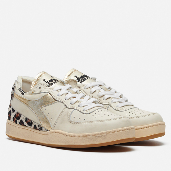 Женские кроссовки Diadora Heritage Mi Basket Row Cut Metallic Animalier ...
