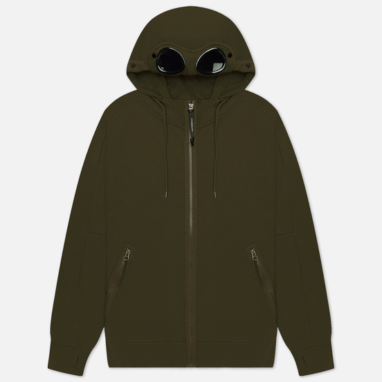 Мужская толстовка C.P. Company Diagonal Raised Goggle Zipped ...