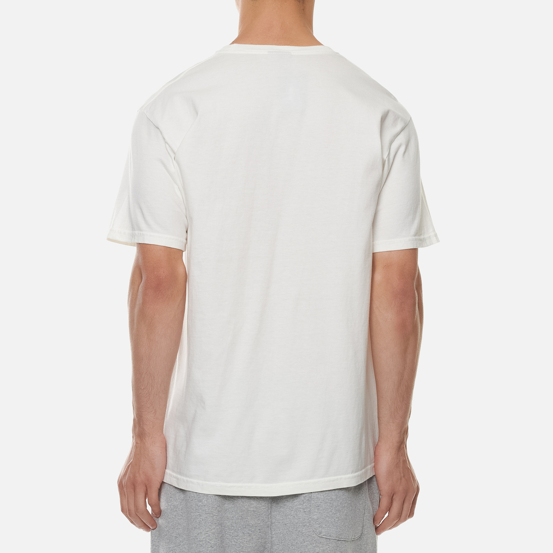 Мужская футболка Stussy Flower Collegiate Pigment Dyed, 1904591-NATURAL