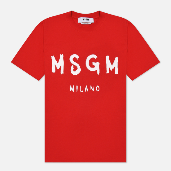 Женская футболка MSGM MSGM Milano Logo, 2000MDM510 200002 18