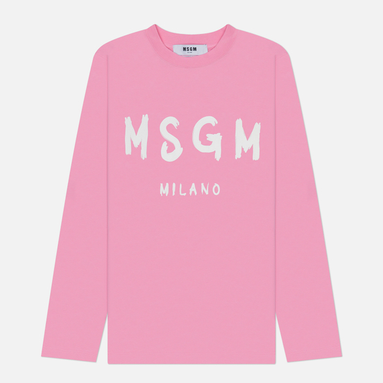 Женский лонгслив MSGM MSGM Milano Logo, 2000MDM511 200002 12