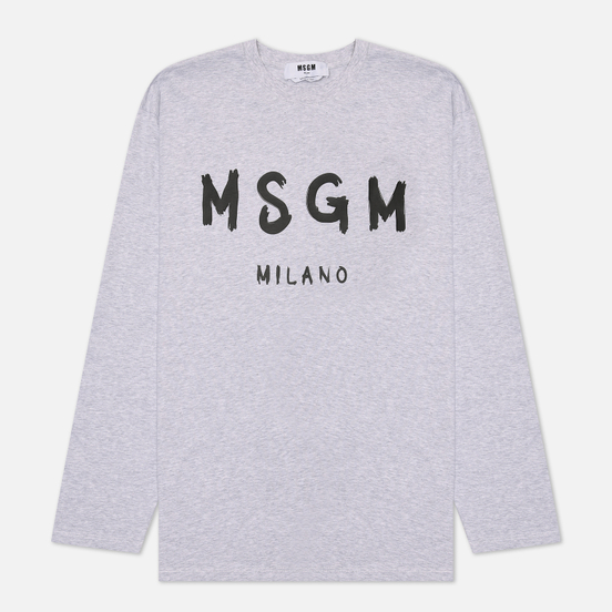 Мужской лонгслив MSGM MSGM Milano Logo, 2000MM511 200005 94