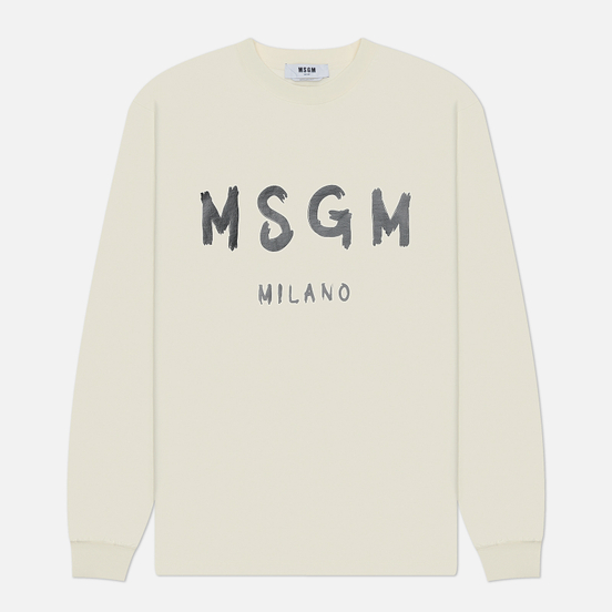 Мужская толстовка MSGM MSGM Brush Stroke Logo Print, 2000MM513 300000 01