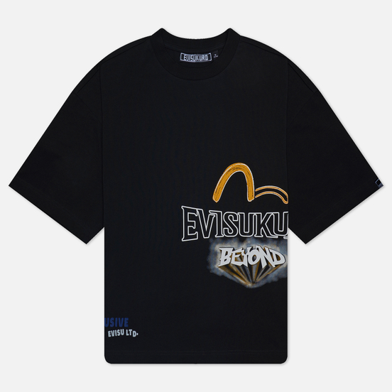Мужская футболка Evisu Evisukuro With Side Logo, 2EAGNM3TS5240FFCT-PIBK