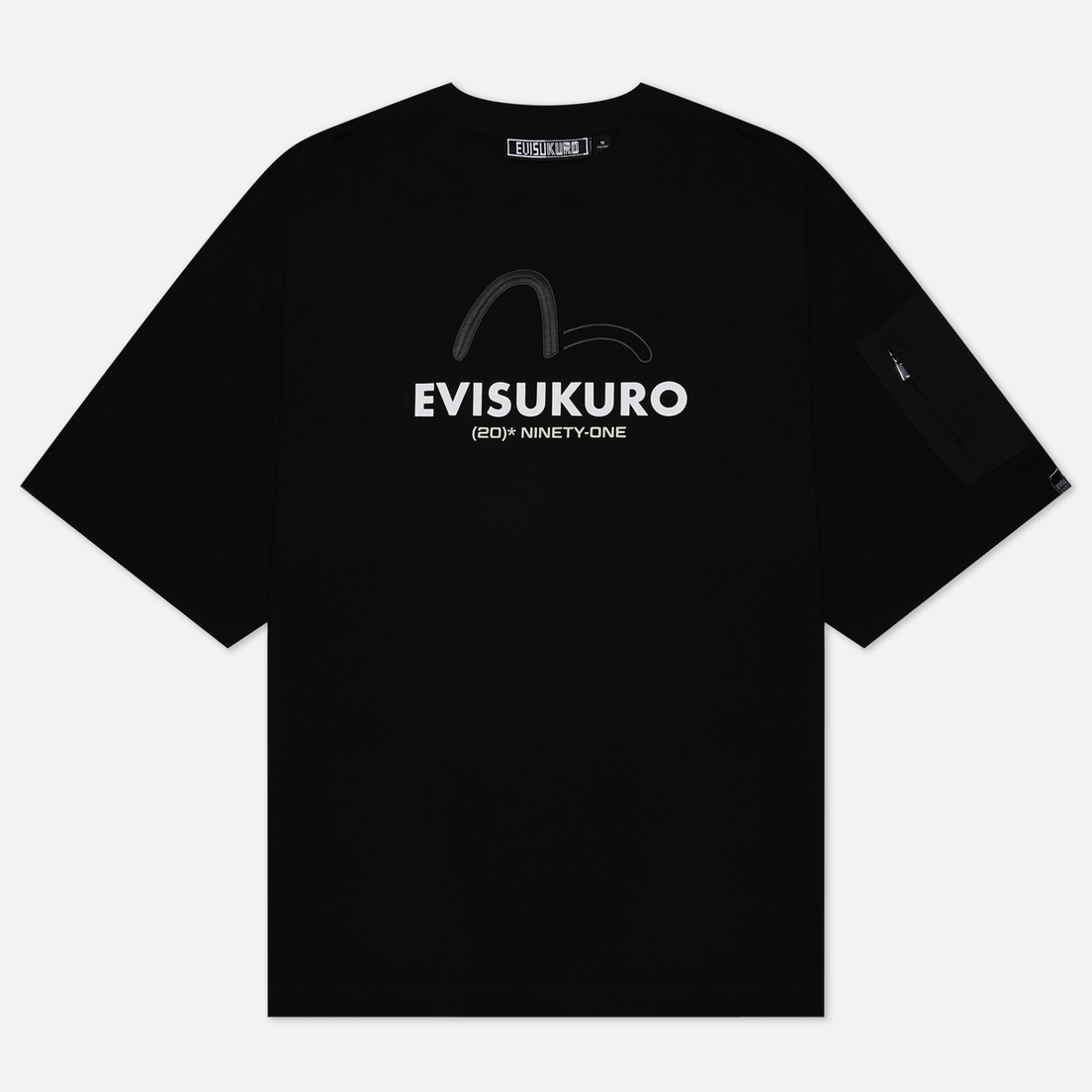 Мужская футболка Evisu Evisukuro Back Multi-Branding Logo ...