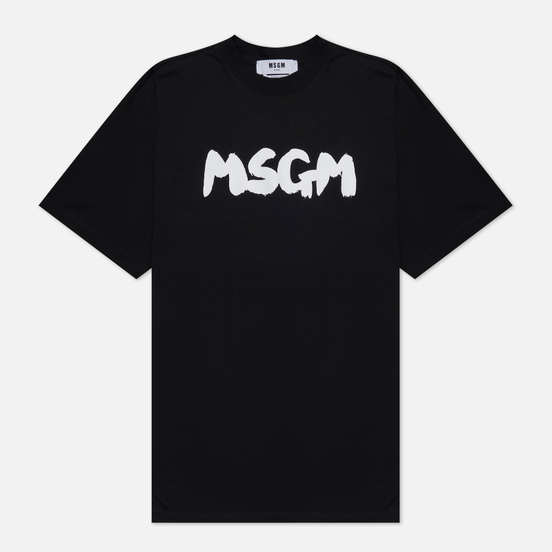 Мужская футболка MSGM New Brush Stroke Logo, 3540MM120 237798 99