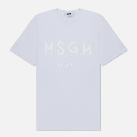 Мужская футболка MSGM Brush Stroke Logo, 3540MM510 237798 01