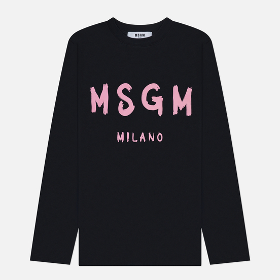 Женский лонгслив MSGM MSGM Milano Brush Stroke, 3741MDM511 247798 99
