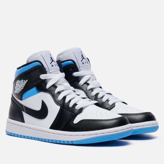 Женские кроссовки Jordan Air Jordan 1 Mid University Blue, BQ6472-102