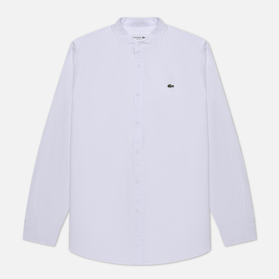 Мужская рубашка Lacoste Cotton/Linen Regular Fit Band Collar, CH0323-23B
