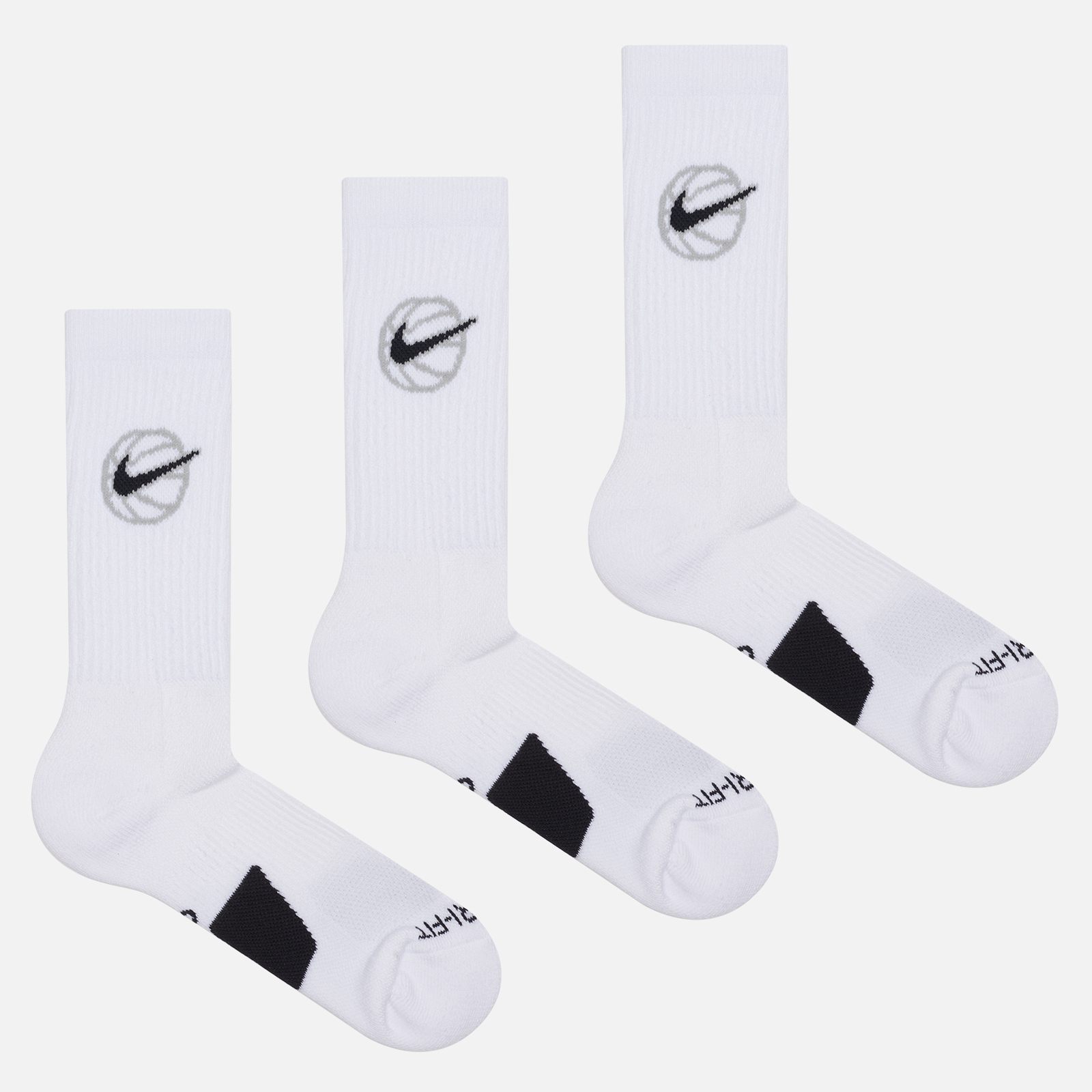 Комплект носков Nike 3-Pack Everyday Crew Basketball DA2123-100