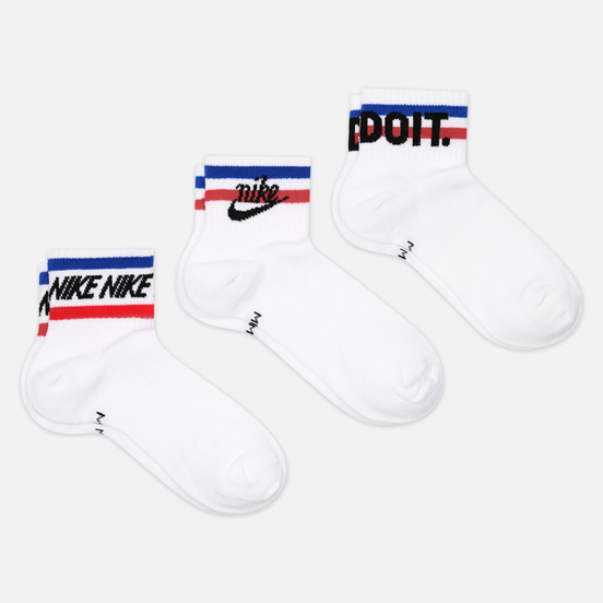 Комплект носков Nike 3-Pack Everyday Essential Ankle, DX5080-100