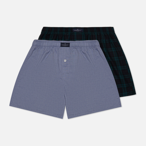 Комплект мужских трусов Hackett Greg Check Boxer 2-Pack, HMU10636-665