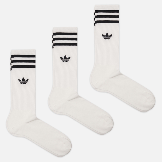 Комплект носков adidas Originals 3-Pack Solid Crew, IJ0734