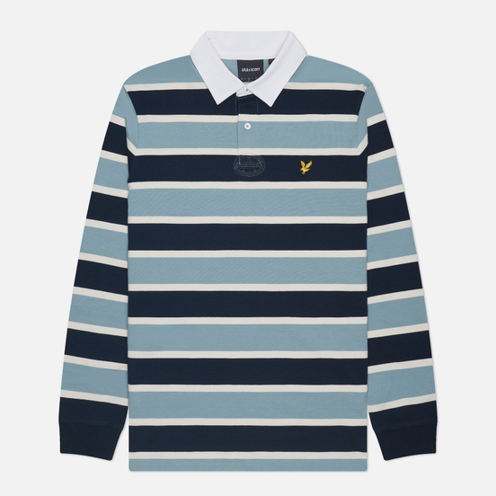 Мужской лонгслив Lyle & Scott Stripe Rugby, LP2000V-A19