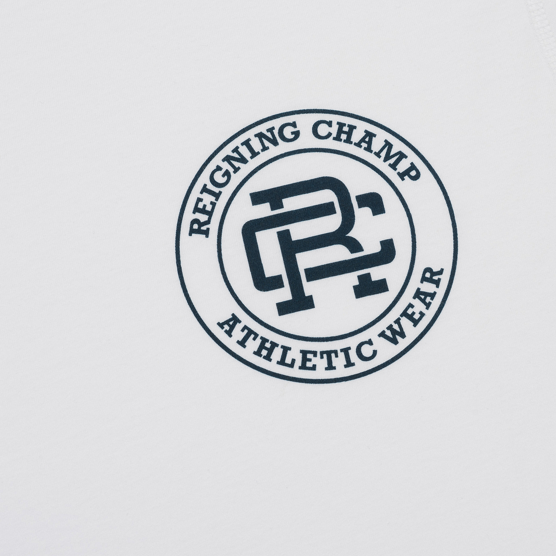 Мужская футболка Reigning Champ Crest Logo SS Tee, RC-1055-WHTNV