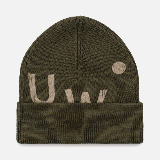 Шапка Universal Works UW Beanie Merino Rib, 17413-OLV