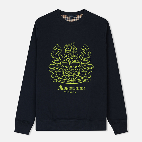 Мужская толстовка Aquascutum Ives Crest, TWAD17WBFEM-NVY