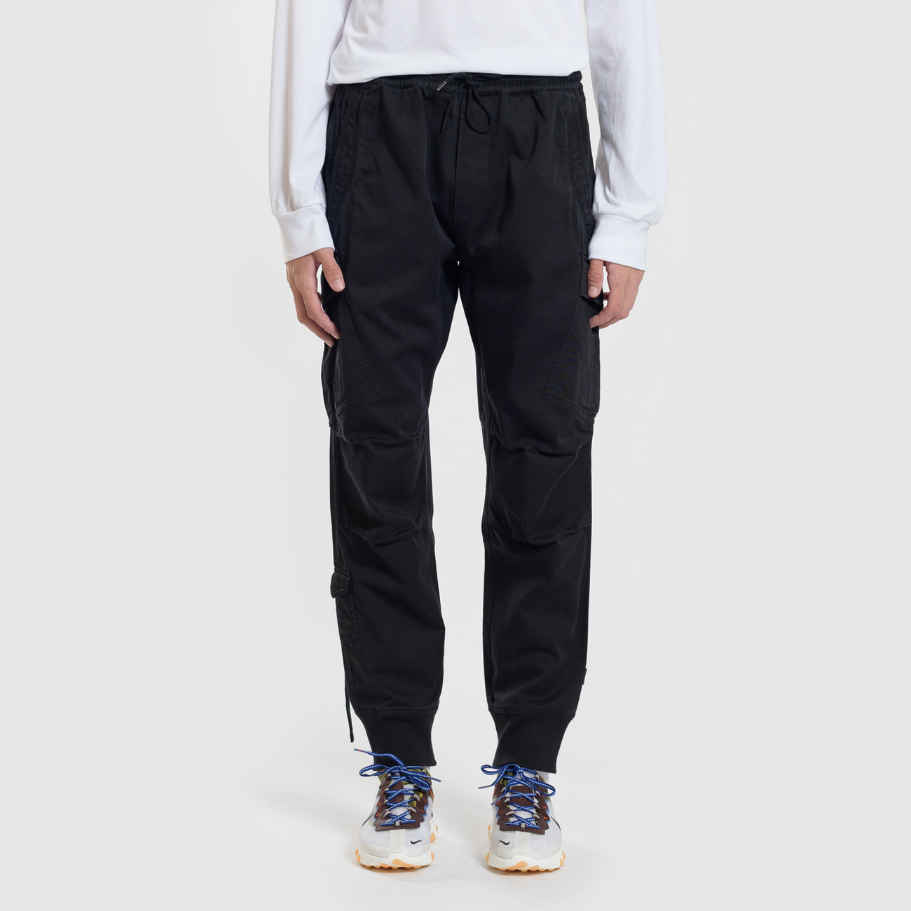 Мужские брюки maharishi MA65 Cargo Rib Track Stonewashed 7072-BLACK