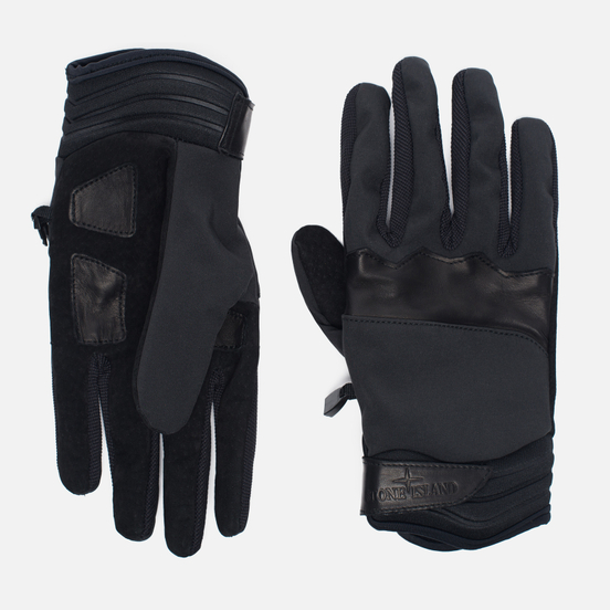 Перчатки Stone Island Soft Shell Velcro Closure, 651592276.V0029