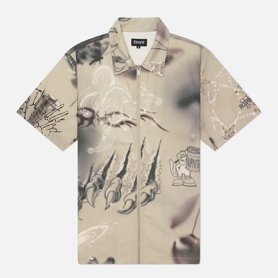 Мужская рубашка RIPNDIP Stargazing Zip Up, RNDSUM25101