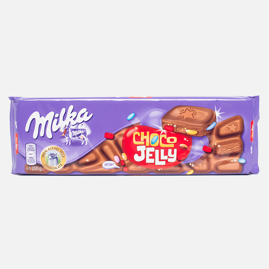 Шоколад Milka & Choco Jelly 250g, 00-00025415