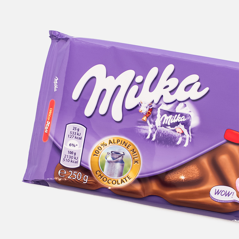 Шоколад Milka & Choco Jelly 250g 00-00025415