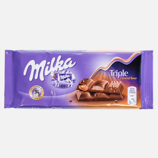 Шоколад Milka Triple Caramel 100g, 00-00030964