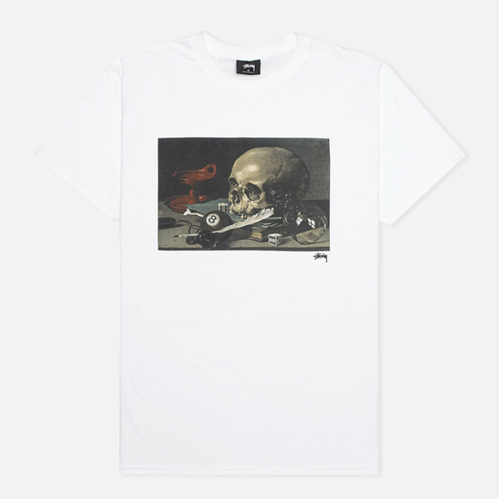 Мужская футболка Stussy Skull Painting, 1903524/WHI