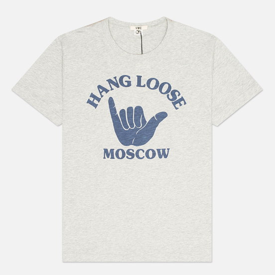 Мужская футболка YMC Hang Loose Moscow, P6DAI-GRE