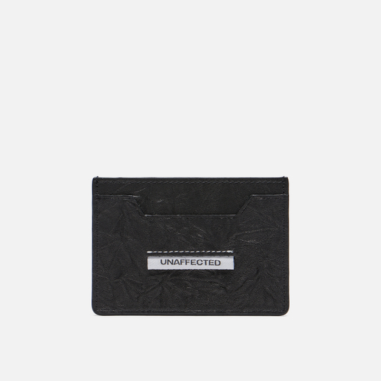 Держатель для карт UNAFFECTED Logo Label, UN-SS23AC03-BLK