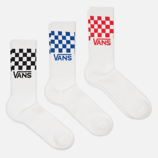 Комплект носков Vans Classic Check Crew 3-Pack, VN000F0WWHT