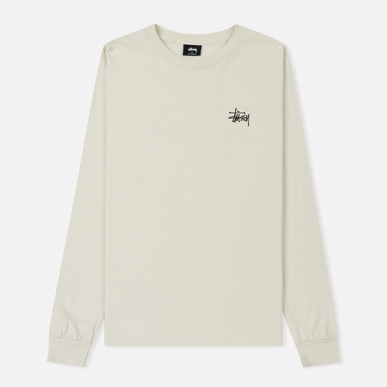 Женский лонгслив Stussy Basic Stussy LS, 2992552-STONE