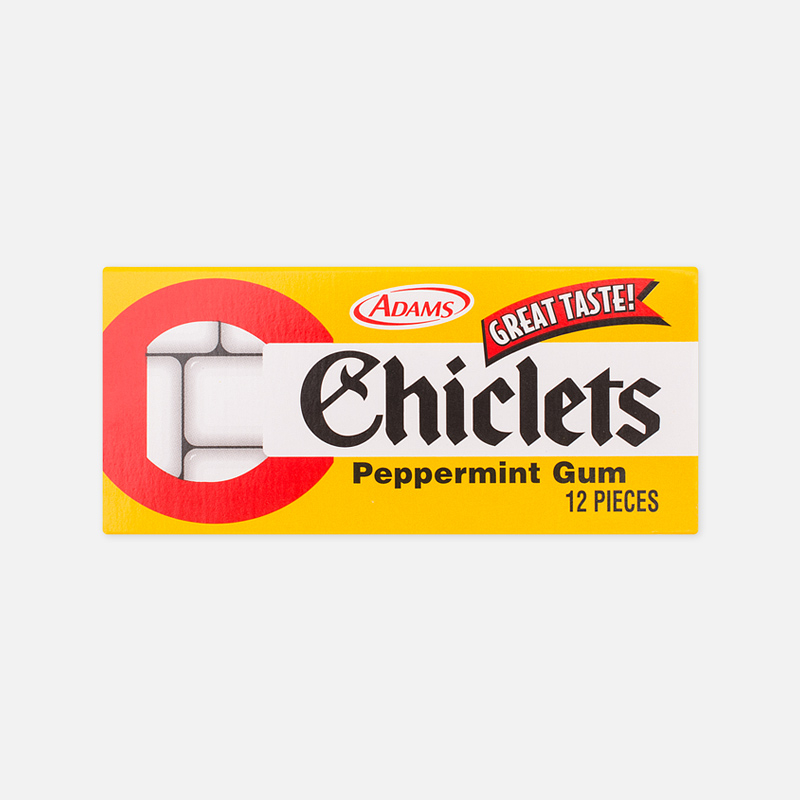 Жевательная резинка Chiclets Peppermint, BGCP