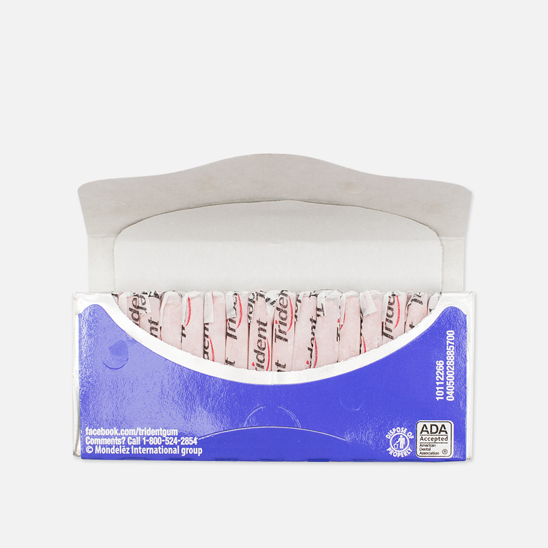 Жевательная резинка Trident Wild Blueberry Twist, 07587
